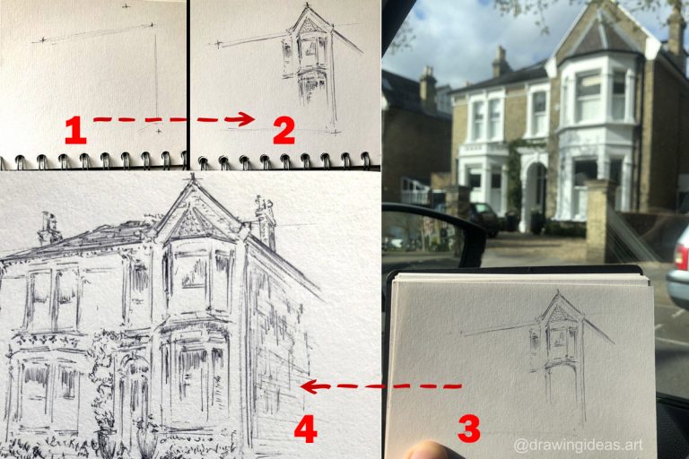 How To Draw Buildings And Other Urban Sketching Tips • Drawing Life