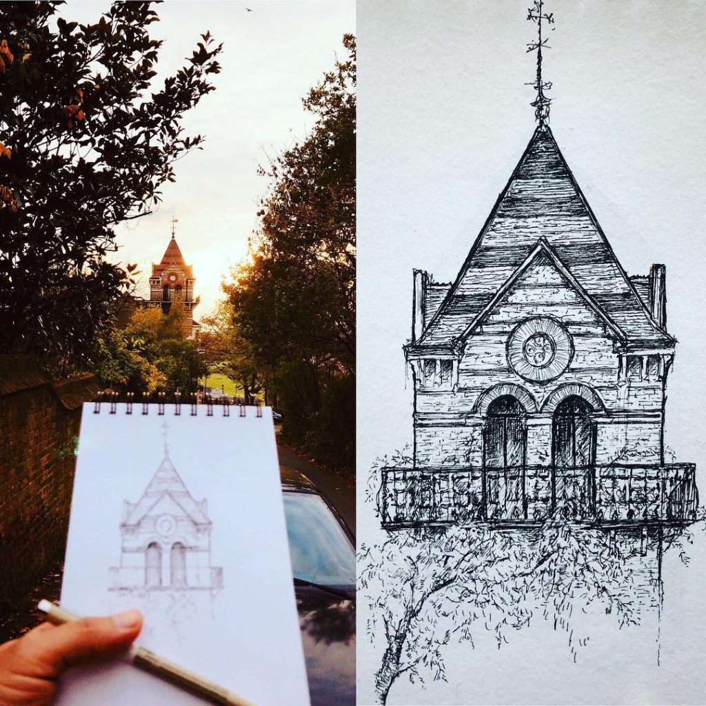 How To Draw Buildings And Other Urban Sketching Tips • Drawing Life