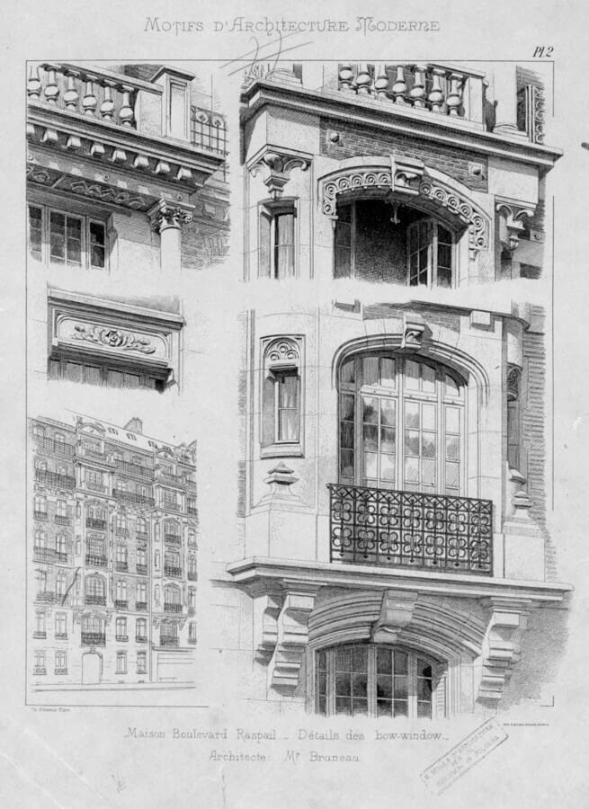Drawing Of Buildings And Vintage Urban Sketching From 1920 • Drawing Life