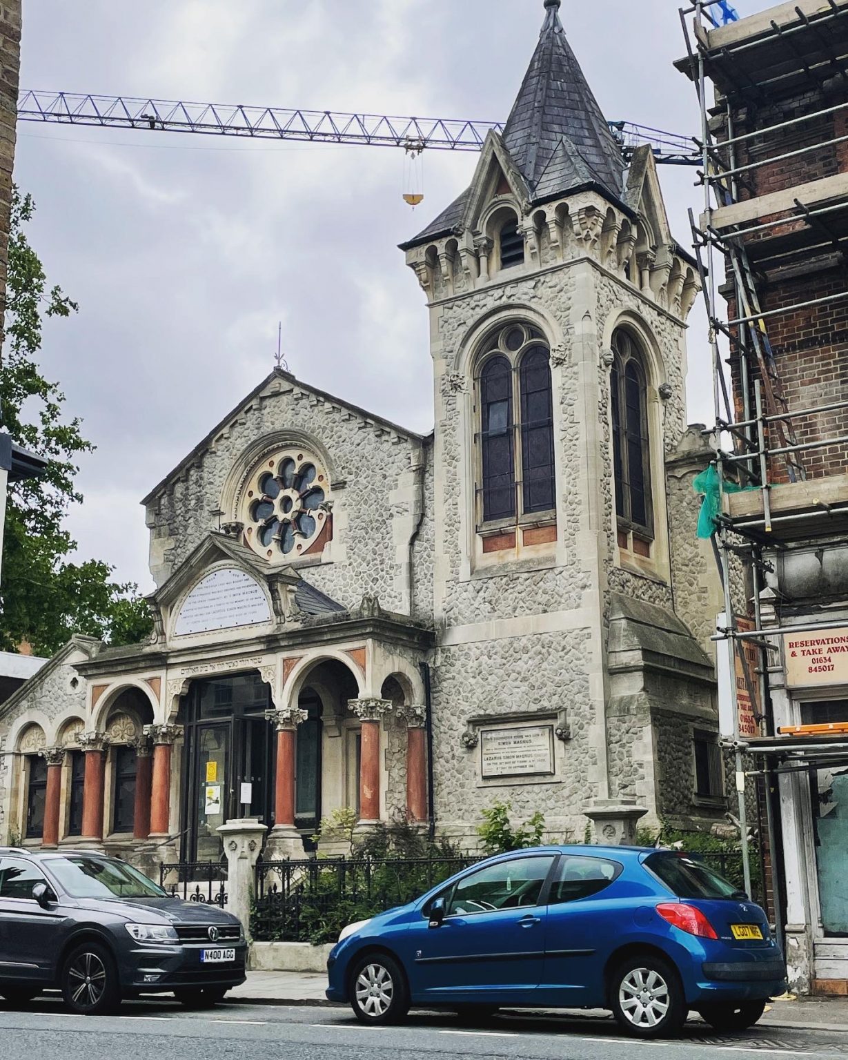 Perspective Drawing Of Chatham Synagogue Building • Drawing Life